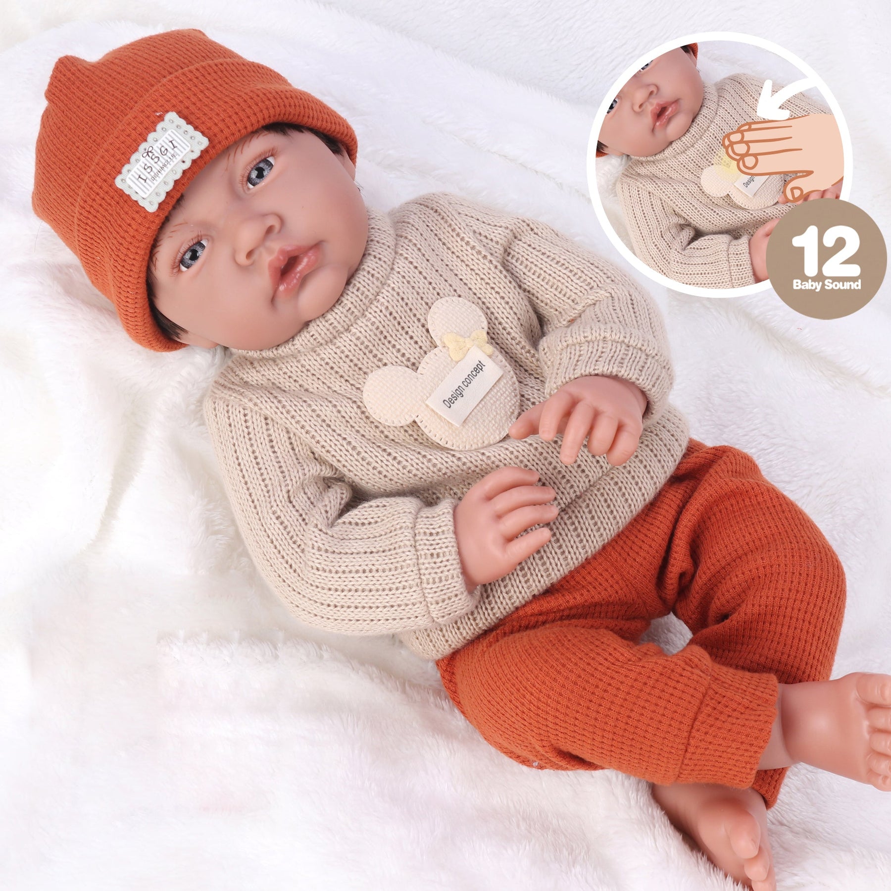 MUÑECO BEBÉ REBORN JULIAN | ROOTS TOYS – Roots Toys