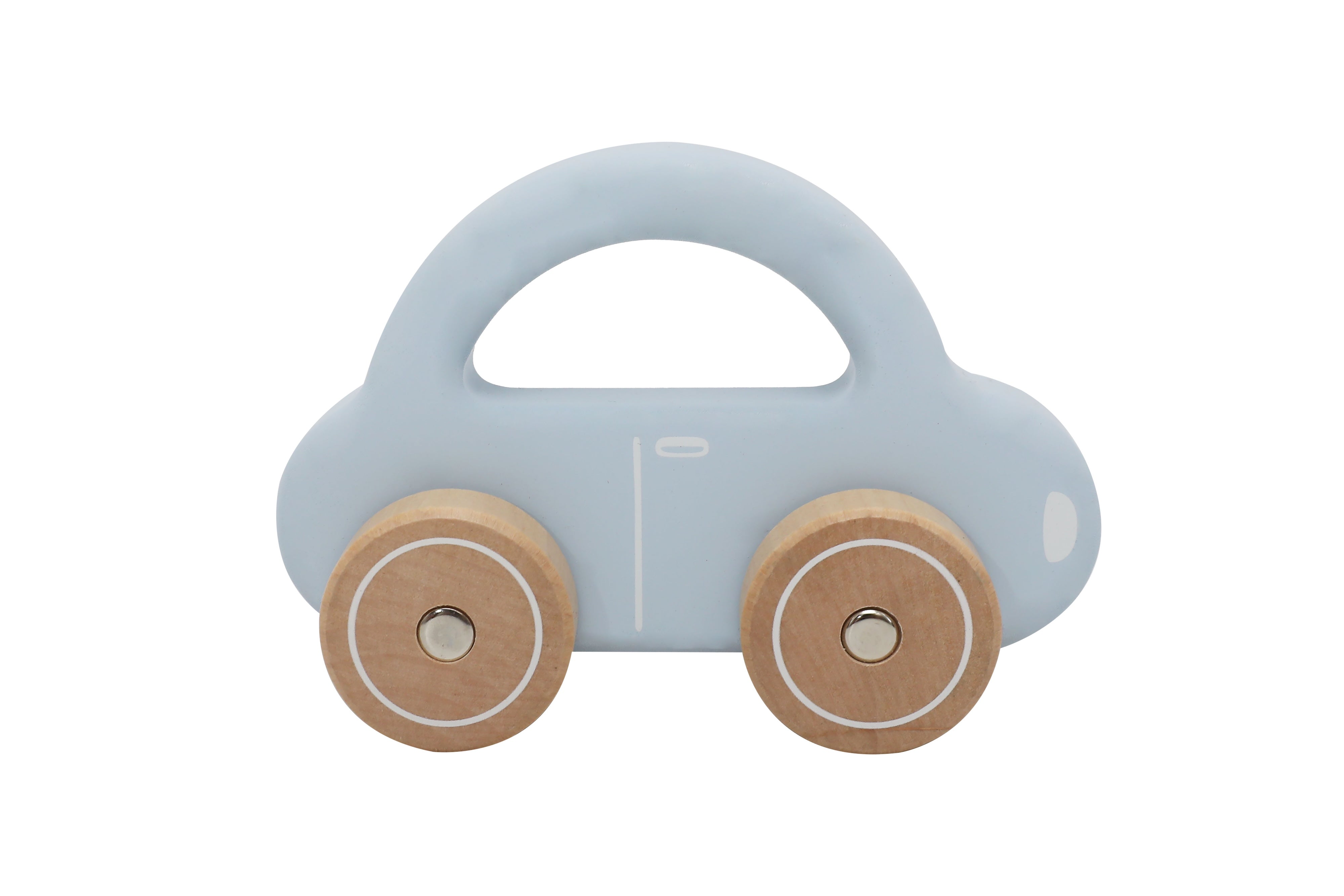 Auto de Madera Celeste Juguete para Bebés y Niños | Roots Toys